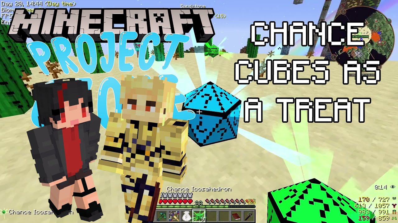 Minecraft - CHANCE CUBES AS A TREAT - Project Ozone 2 #37 - YouTube