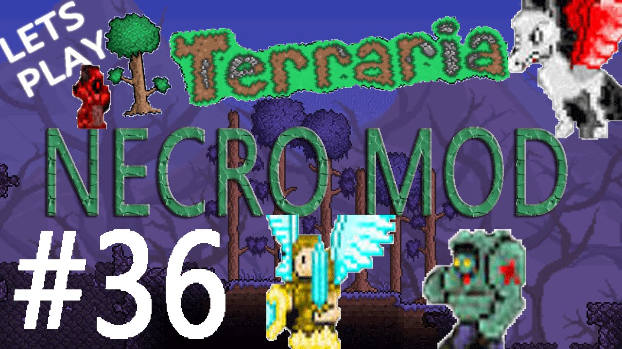 Let's Play Terraria Necro Mod Part 36!: CYBORG MOLE! - YouTube