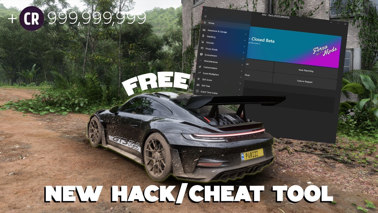 NEW FORZA HORIZON 5 CHEAT/HACK MENU AIO V3! Unlimited Money, XP & RARE ...