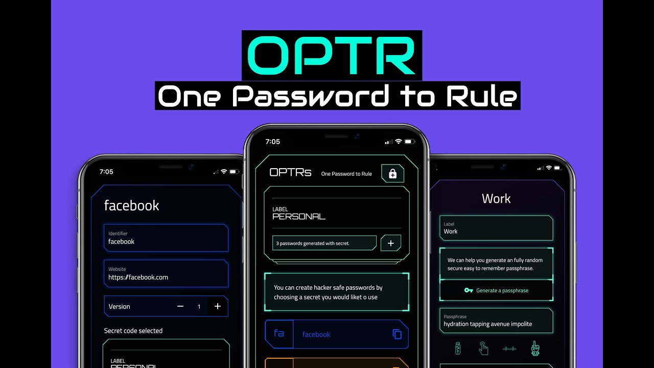 Optr - One Password to Rule - Flutter Walkthrough - YouTube