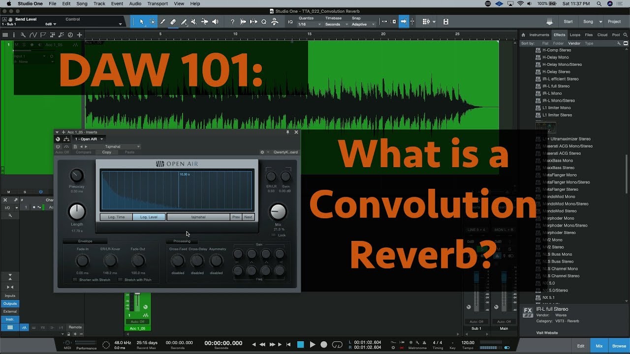 DAW 101: What is a Convolution Reverb? - YouTube
