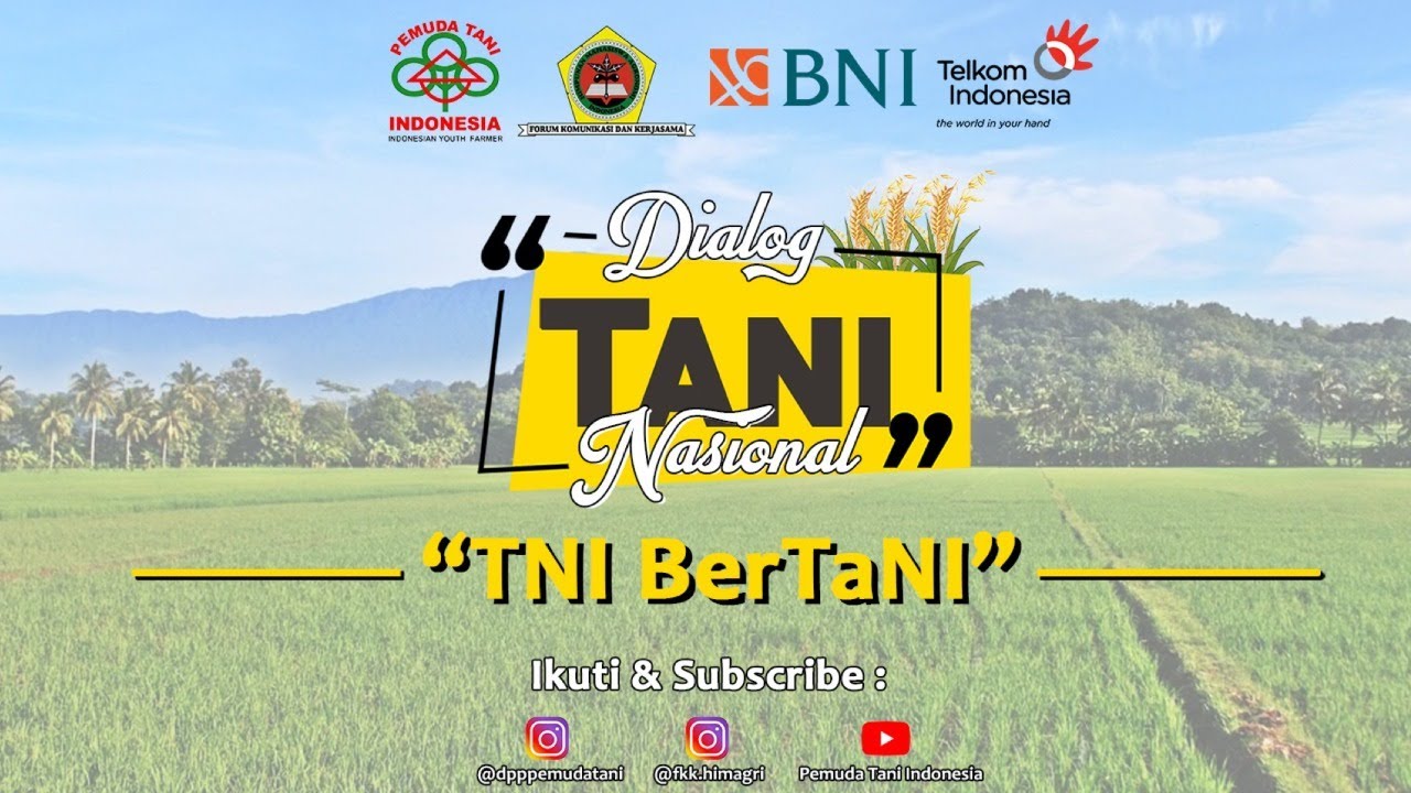 DIALOG TANI NASIONAL : “TNI BerTaNI” - YouTube