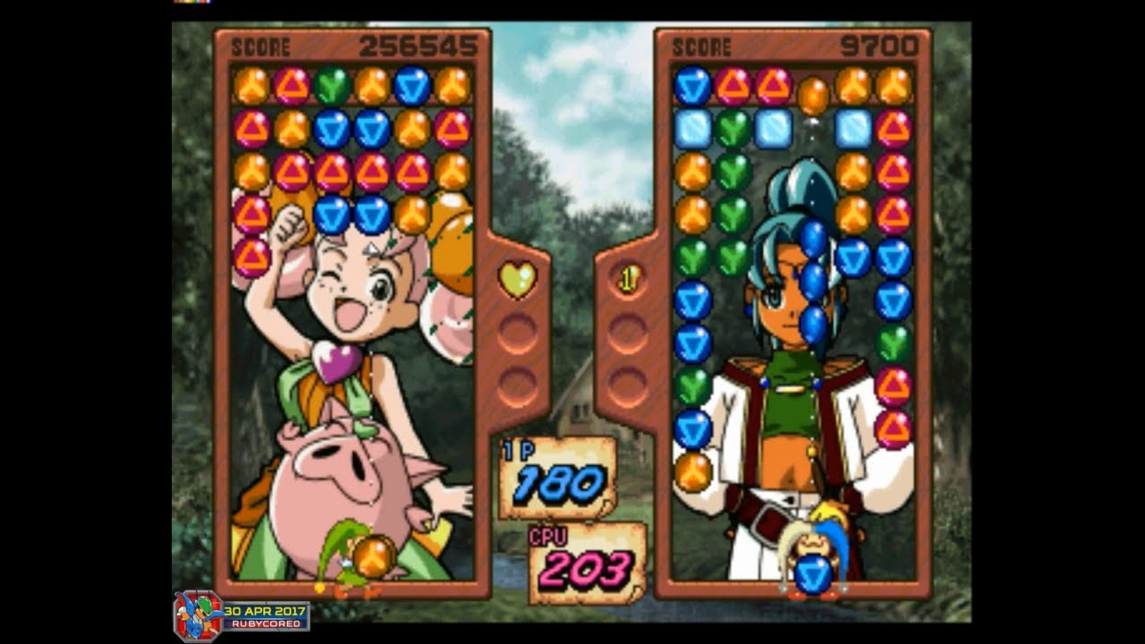 Magical Drop 4/F (1999, PlayStation) - 11 of 30: Lovers / VI. ラバーズ ...