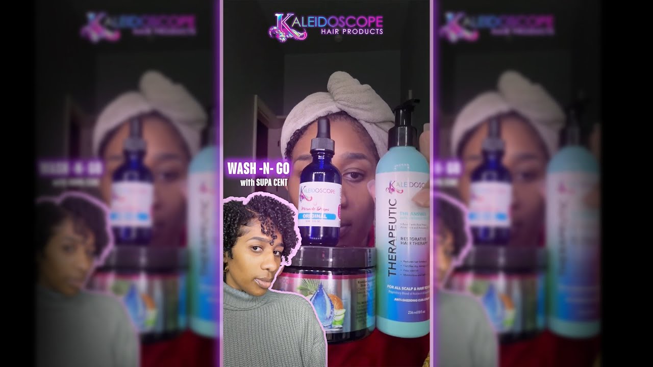 Supa Cent's updated Wash N GO whew! the RESULTS | Kaleidoscope Hair ...