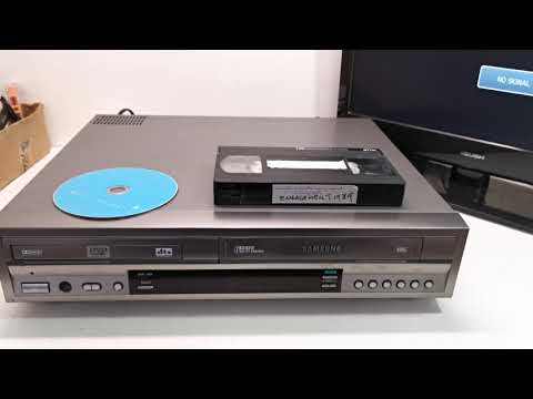 SAMSUNG DVD-V5000 VCR DVD 6 Head HiFi Combo Recorder Player - YouTube