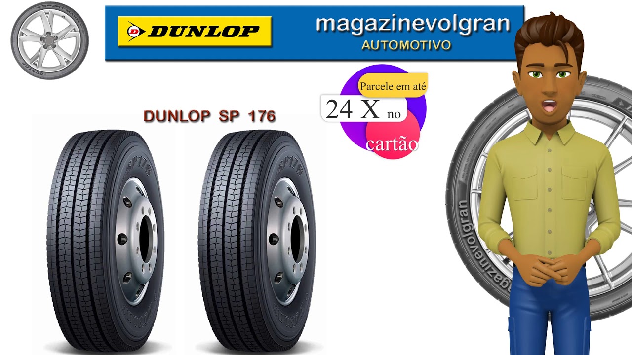 Pneu DUNLOP SP 176 - YouTube