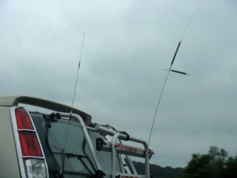 Mobile Antenna COMET CA-HV 40/20/15/10/6/2m bands - YouTube