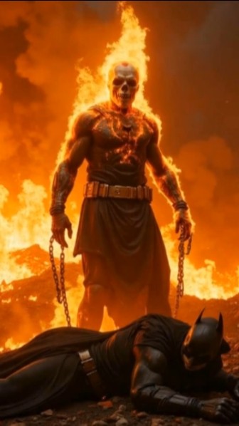 Lion Superman 🦁🦸‍♂️ vs. Eagle Captain Marvel 🦅 | Hellhound Ghost Rider ...