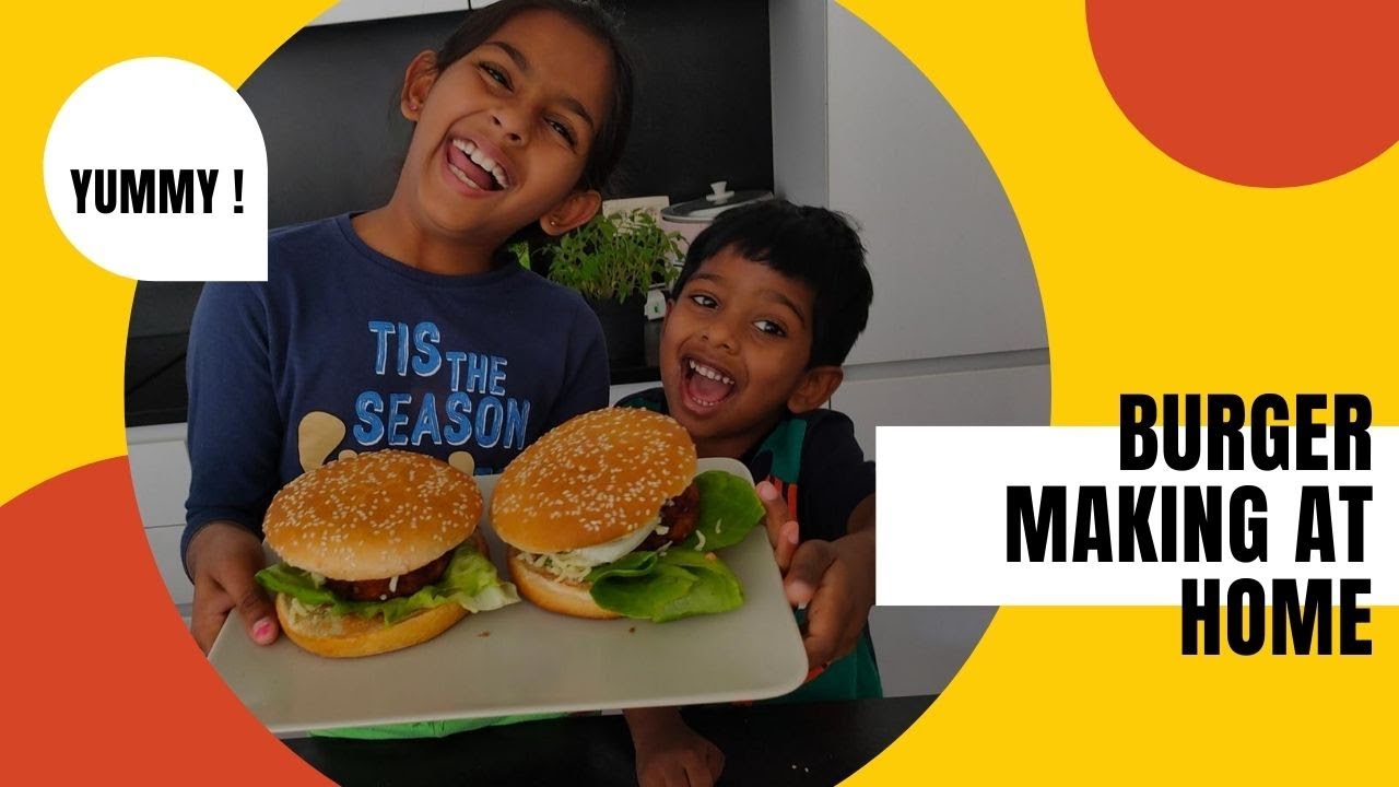 How to make a Burger | Easy kids cooking | WOW Tasty - YouTube