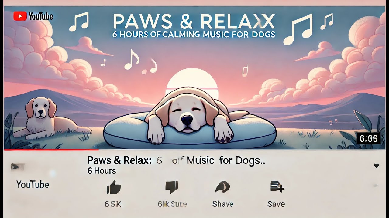 Paws & Relax: 6 Hours of Calming Music for Dogs to Soothe Anxiety - YouTube