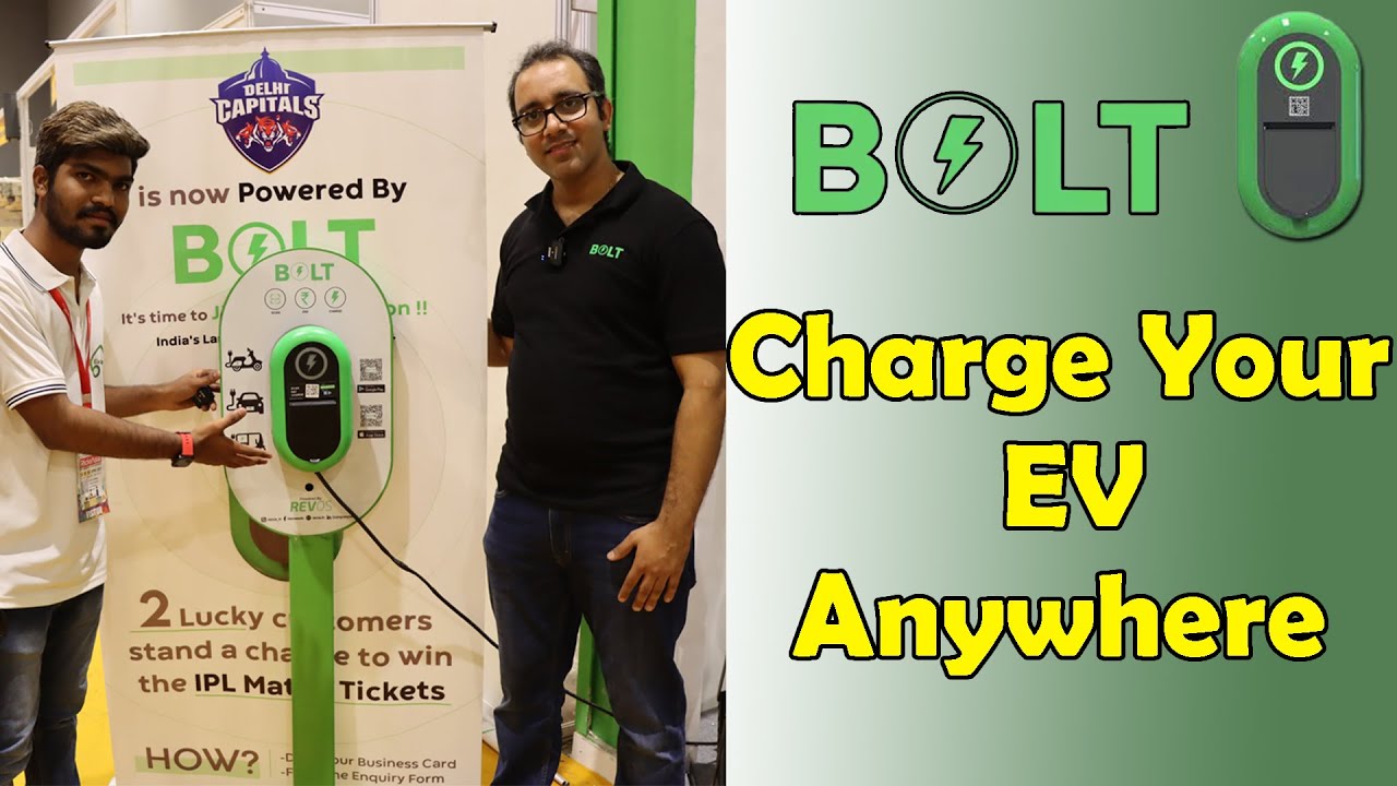 Charge Your EV Any Where | BOLT Earth Charging Point | Latest EV News ...