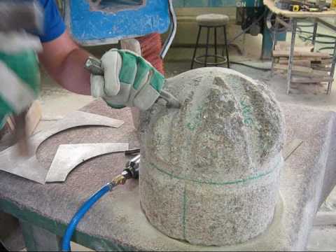 shaping granite - YouTube