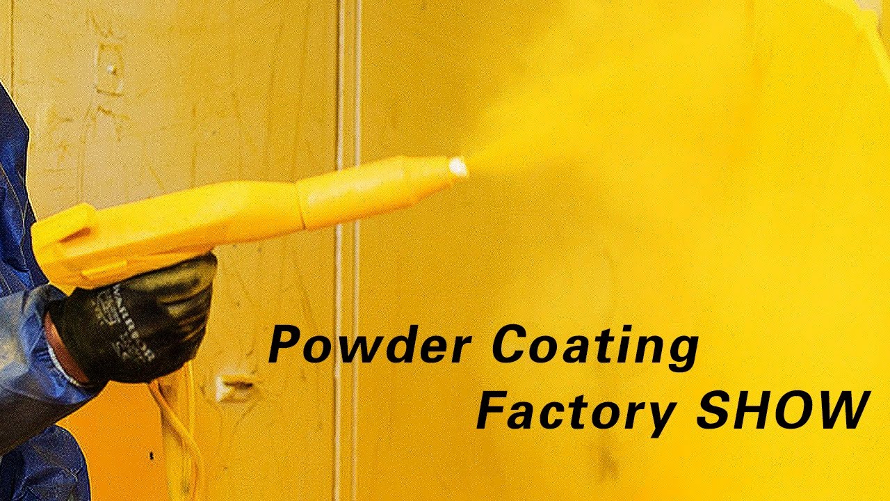 Powder Coating Factory Show ! - YouTube