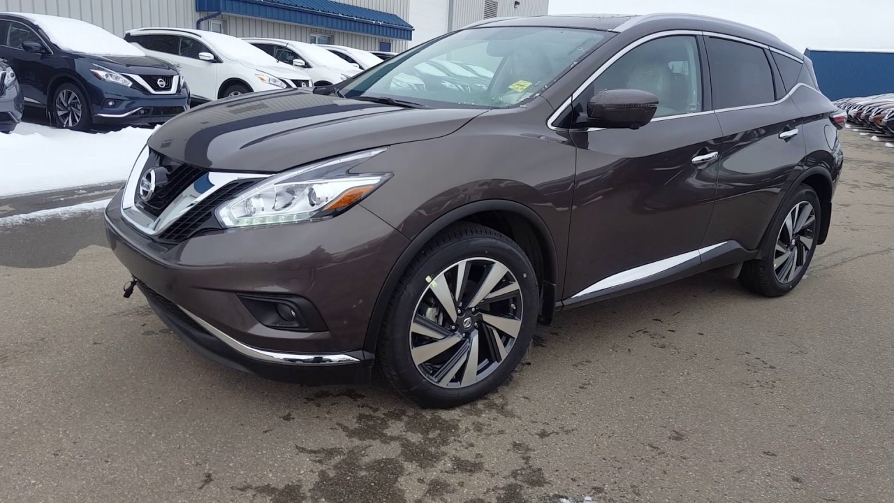 2017 Nissan Murano Platinum java metallic - Sherwood Nissan - YouTube