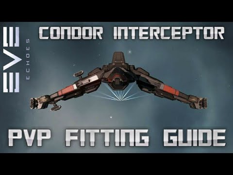 Eve Echoes - Condor Interceptor PVP Ship Fitting - Bubble Test - YouTube