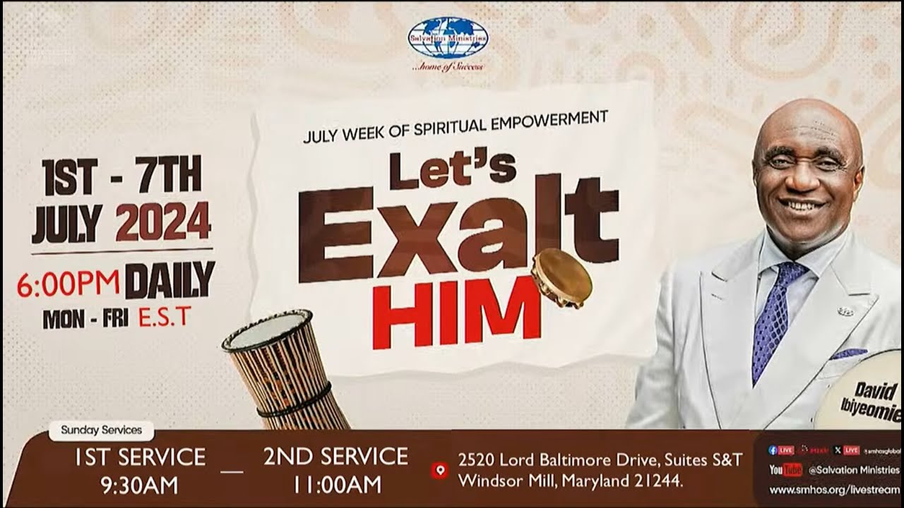 LET'S EXALT HIM | DAY 5 | JULY WOSE 2024 | FRIDAY, JULY 5 2024 - YouTube