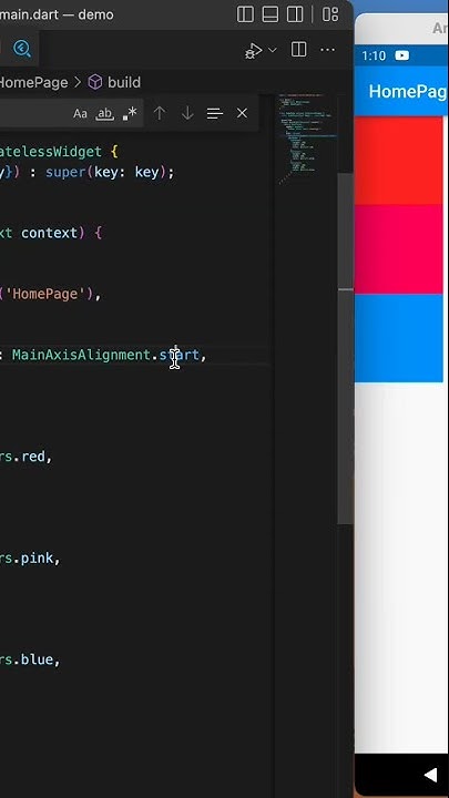 Flutter | Understanding Column Widget MainAxisAlignMent | #flutter # ...
