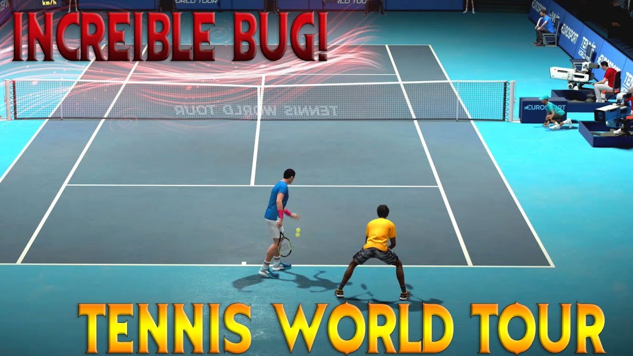 INCREÍBLE BUG!! TENNIS WORLD TOUR ONLINE - YouTube