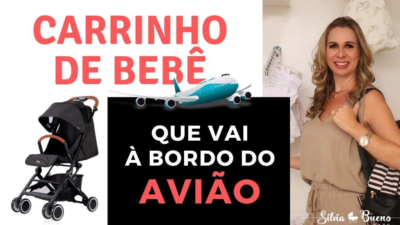 Carrinho de Bebê que vai abordo do avião - Poppin ABC Design - YouTube