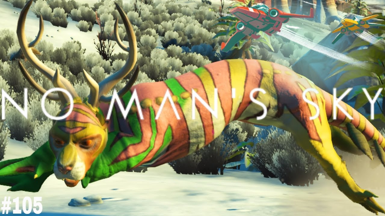 No Man's Sky | Part 105: ALIEN WORLDS!!! THE MAGNIFICENT SNOW TIGER ...