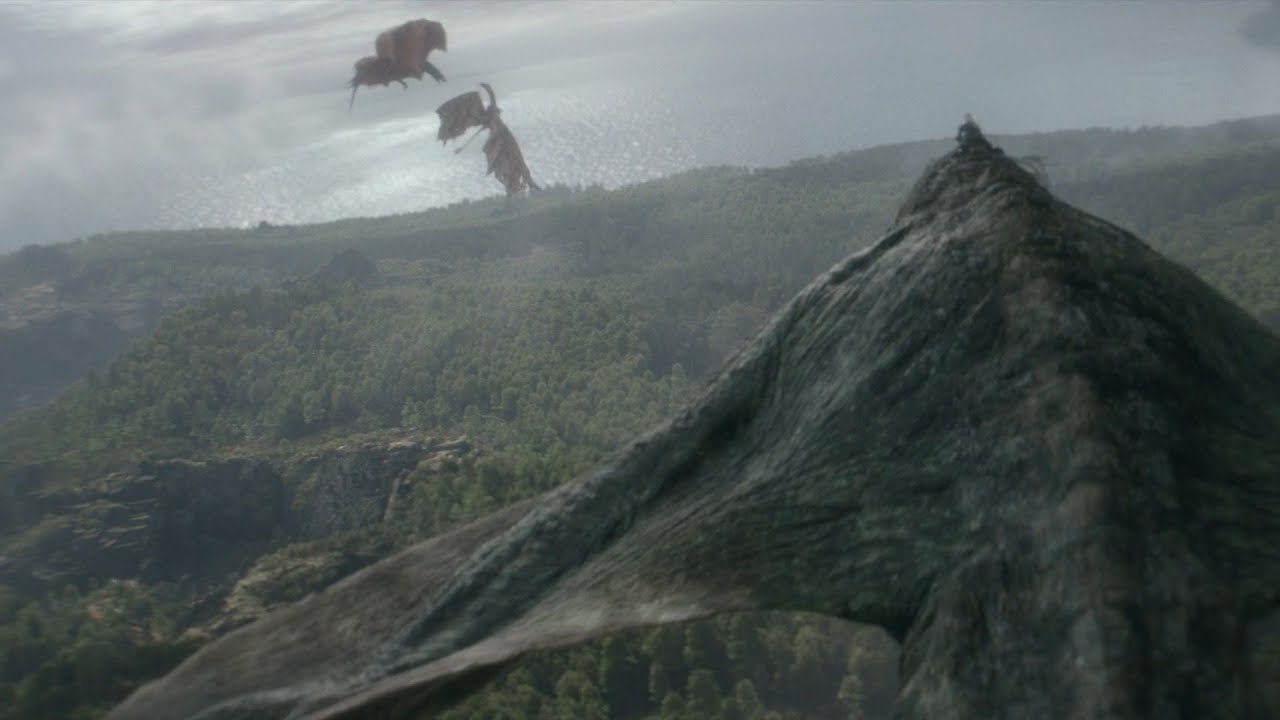 HOTD: Meleys VS Sunfyre&Vhagar Rook's Rest battle part1 - YouTube