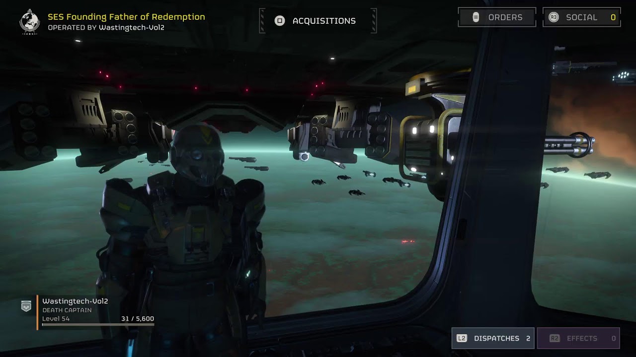 Wastingtech's Helldivers 2 serving out some Liber-tea on the DSS ...