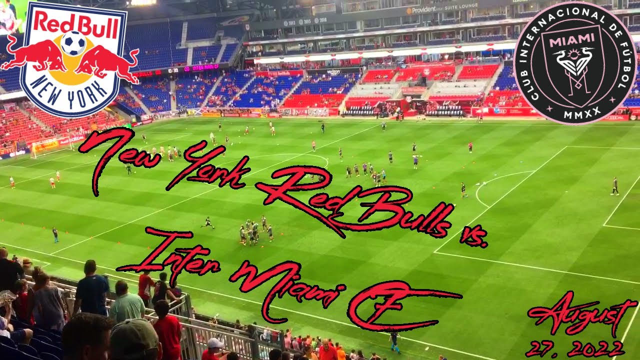 new york red bulls vs inter miami | vlog - YouTube