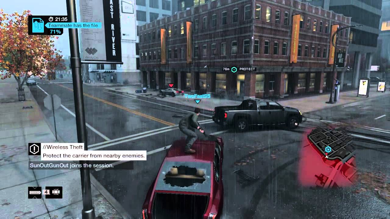 WATCH_DOGS™ Car surfing! - YouTube