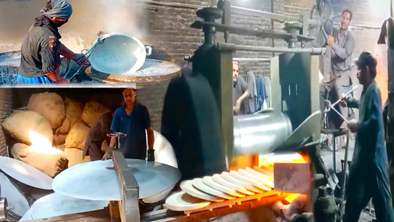 Wonderful process Of Manufacturing Cooking big utensils.Way to make ...