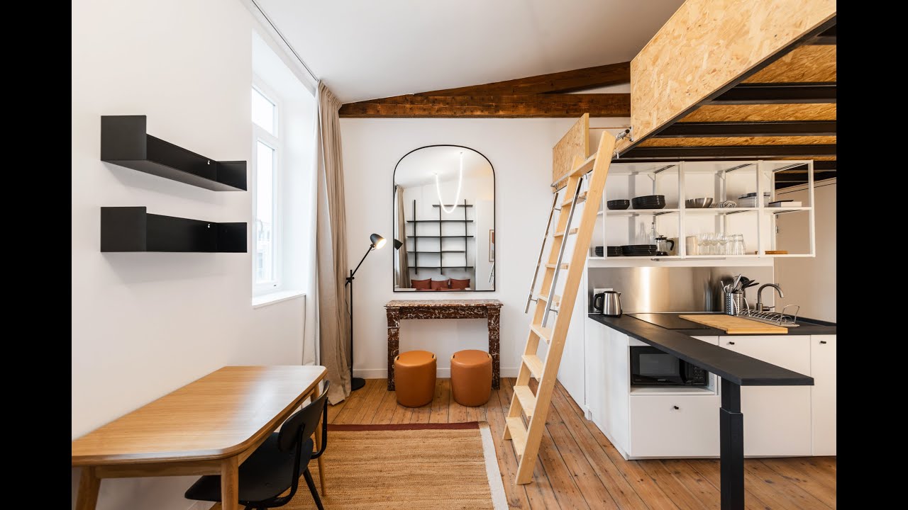 Everything you need is in your Mezzanine Studio in Lille Coliving - YouTube