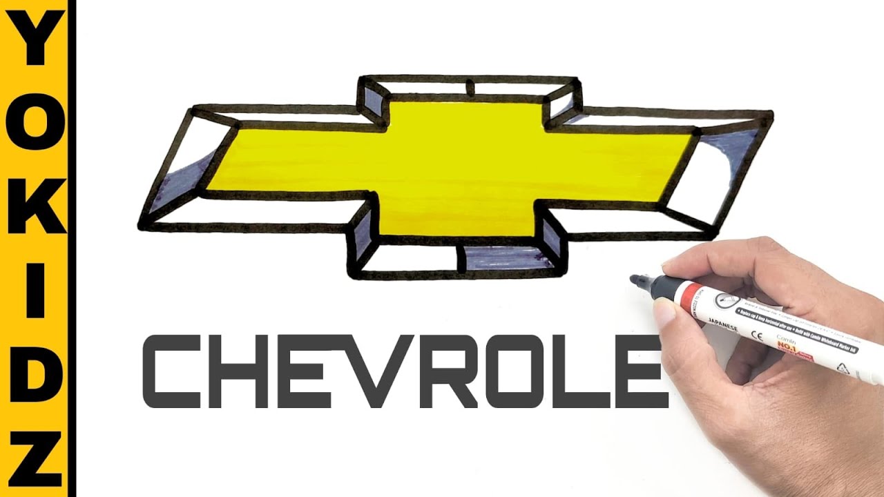 Chevrolet Logo Drawing | Logo Drawing | YoKidz Channel | YoKidz Drawing ...