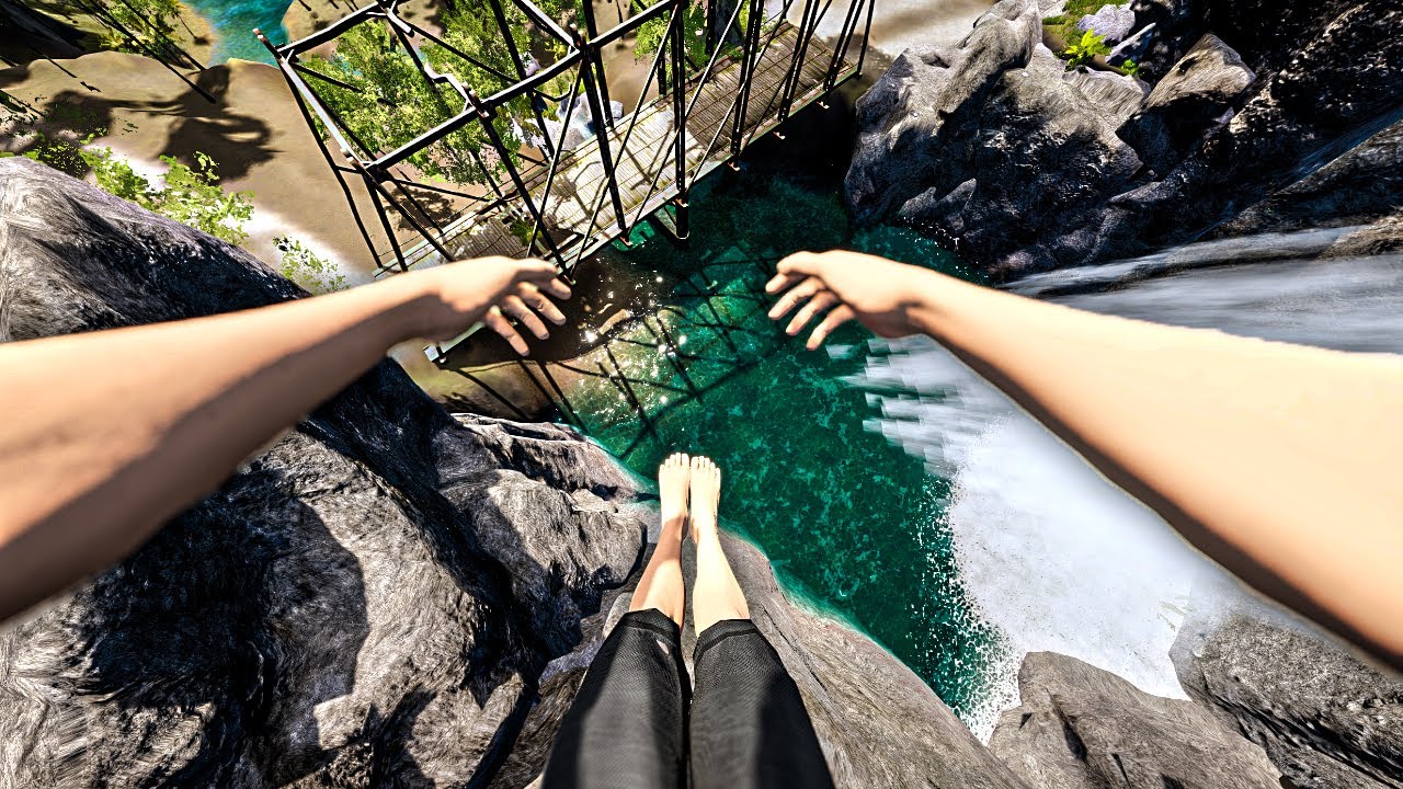 Tricking 0 First Person Cliff Diving Compilation - YouTube