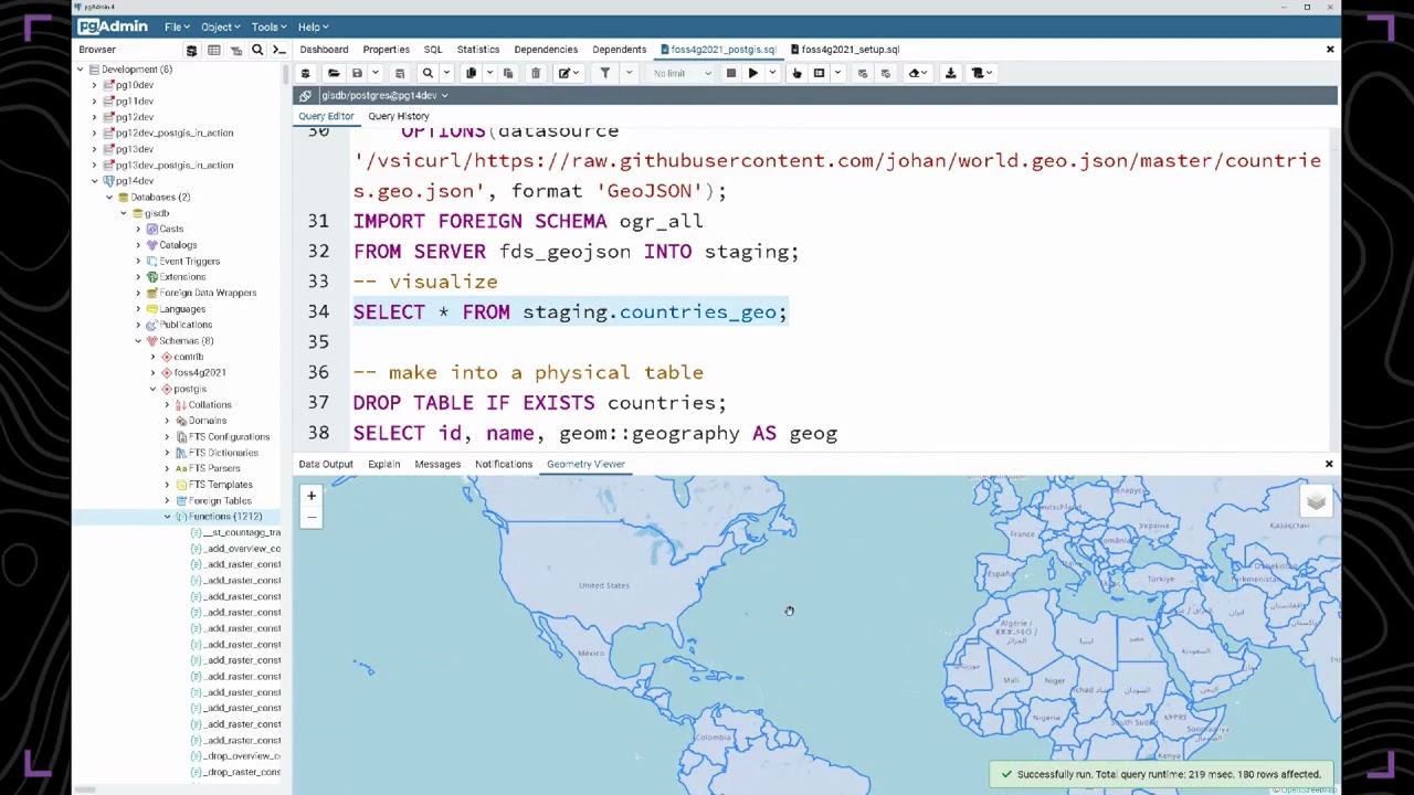 Foss4g Solving Spatial Problems With Postgis Youtube