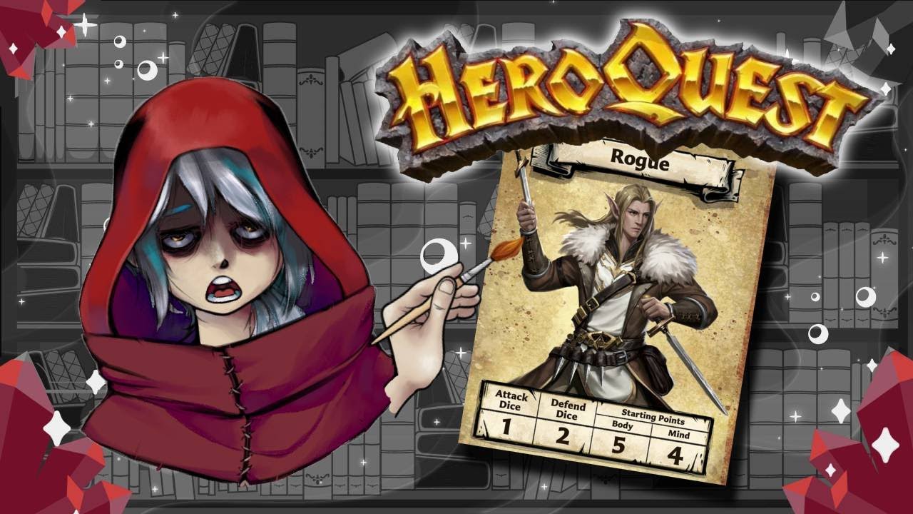 Hero Quest Painting Guide Ep.36 Rogue Heir of Elethorn (Blonde Hair ...