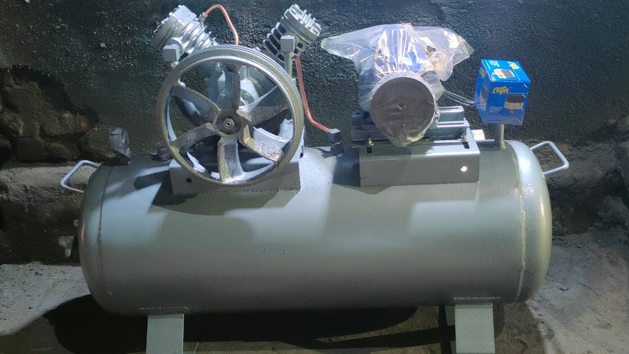Air Compressor Working (Part 3) 3 Hp machine at best price by Air ...