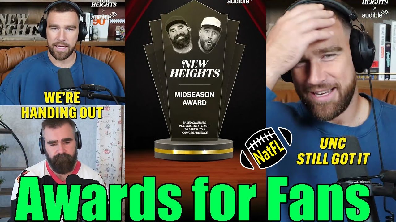 Travis & Jason Kelce excitedly hand out some very trendy mid-season ...