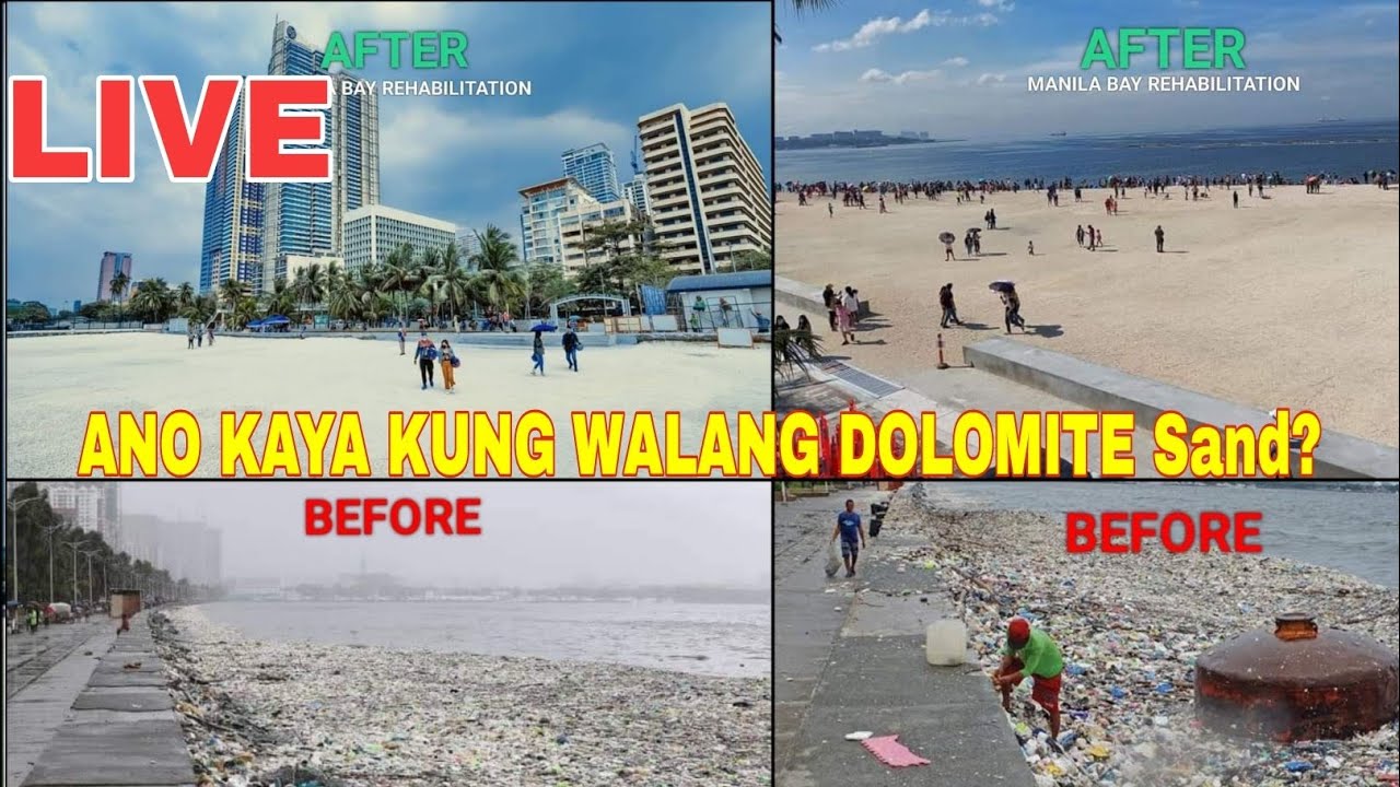 LIVE MANILA BAY BEFORE AND AFTER - YouTube