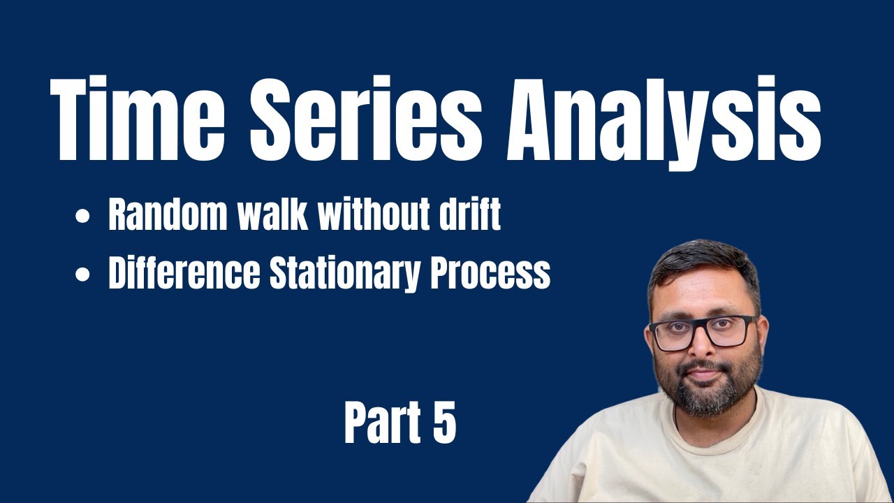 Difference Stationary Process | Random Walk without drift | Indian ...