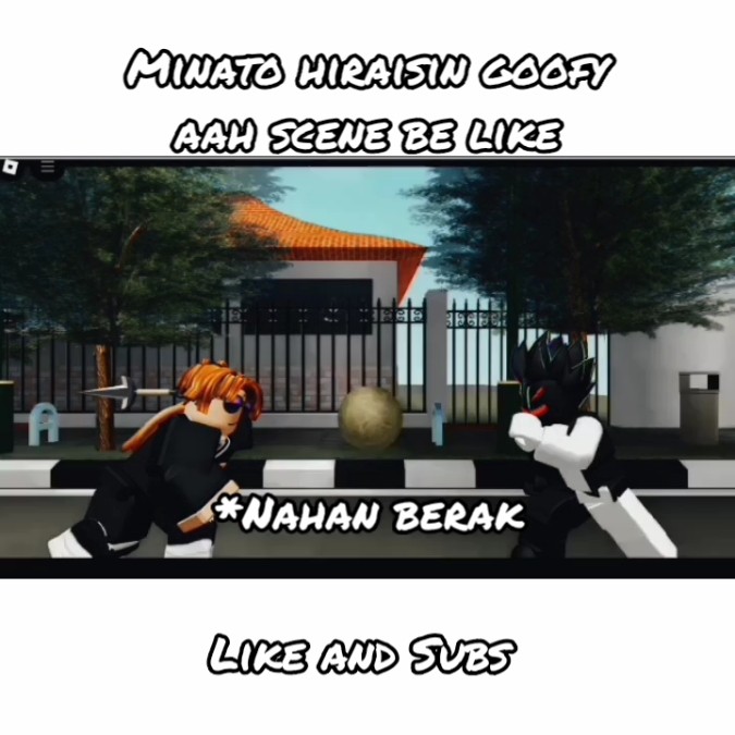 Minato Hiraisin Goofy Aah Scene Be Like #roblox #robloxedit #shorts # ...