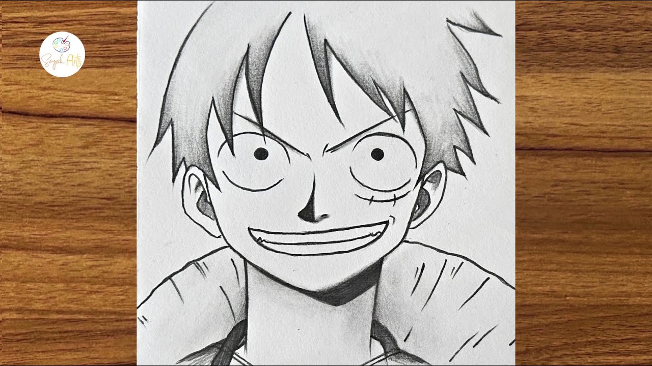 How to draw Monkey D. Luffy || Anime drawing tips for beginners || Easy ...