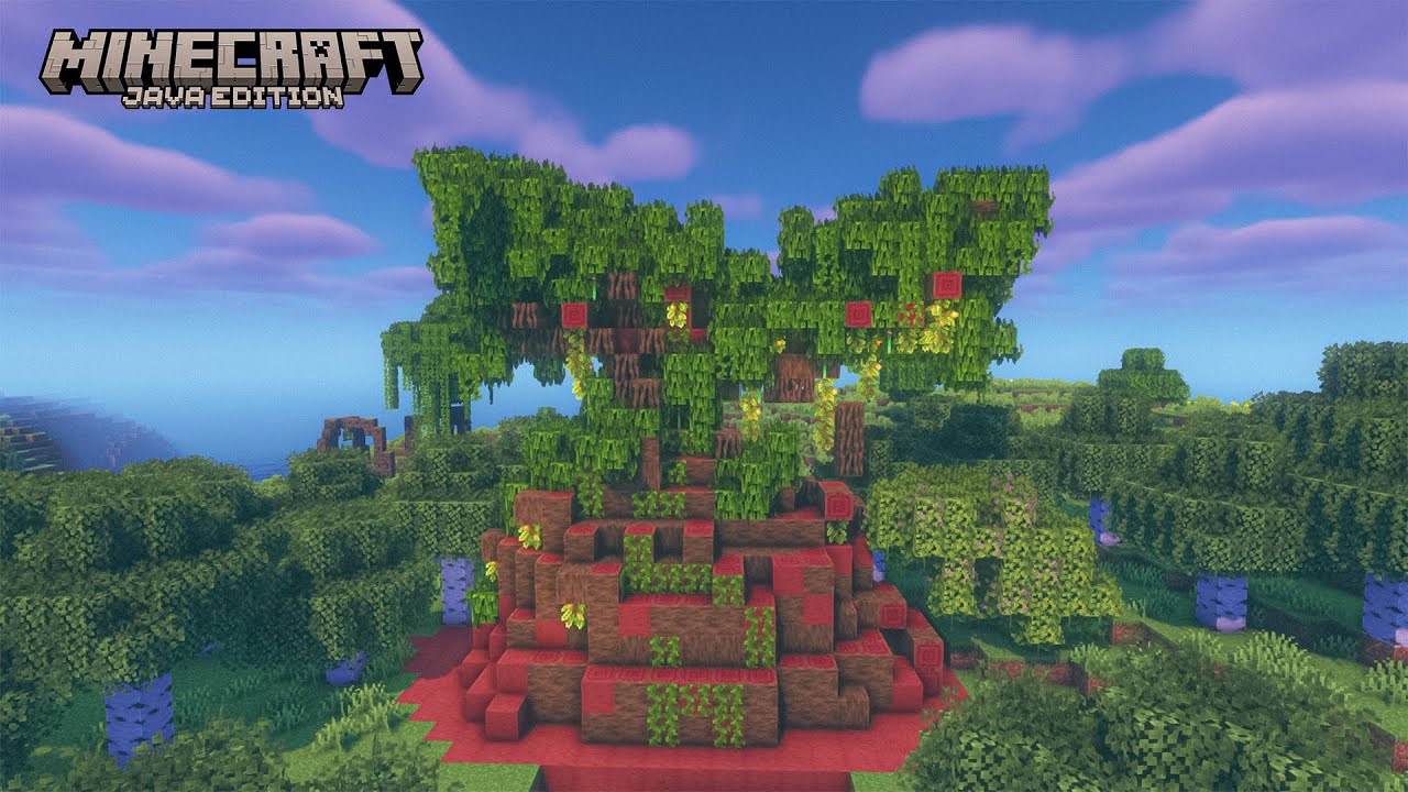 I BUILT A COZY TREE HOUSE - RELAXING MINECRAFT GAMEPLAY WITHOUT ...