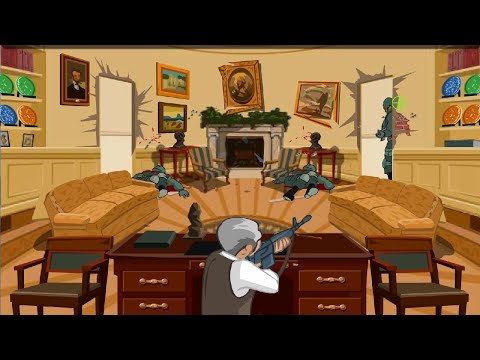 Bush Shoot-Out Flash Game - Both Endings