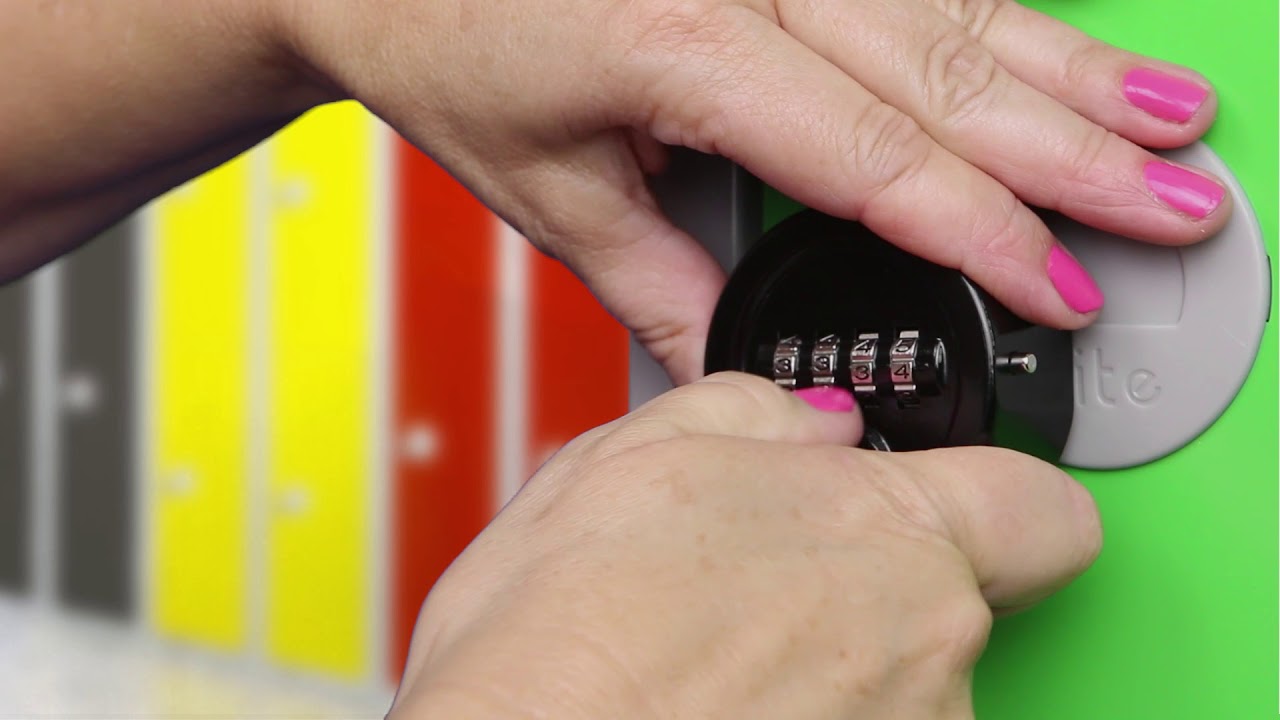 How to use mechanical combi lock with Elite lockers - YouTube