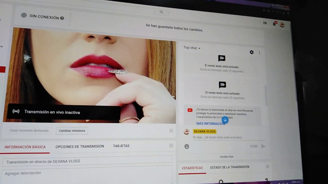 Cómo ACTIVAR EL CHAT MODO LENTO./HOW TO ACTIVATE THE CHAT SLOW MODE ...