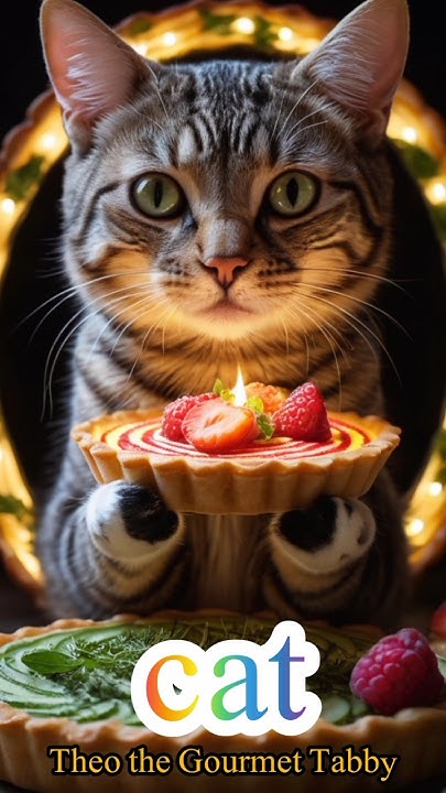 Cat Theo the Gourmet Tabby |How To Cat theo the gourmet tabby cat #shorts #viralvideo # ...