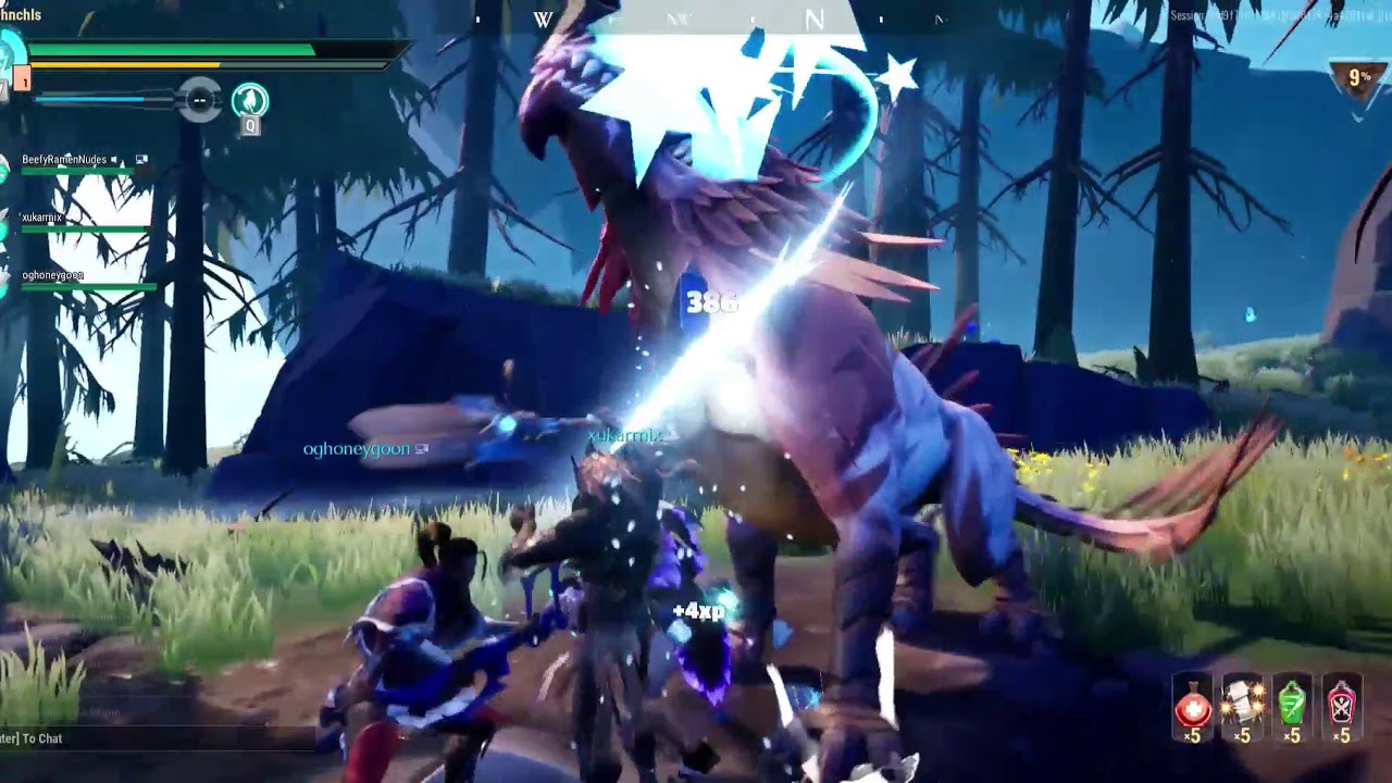 Dauntless: How to beat Lesser Embermane New Players with Axe - YouTube