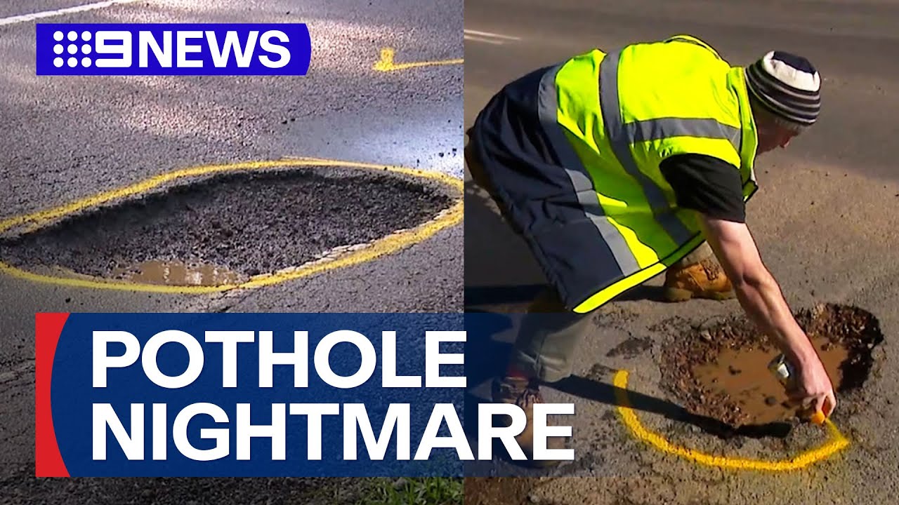 Victorians resort to filling potholes themselves as conditions worsen ...