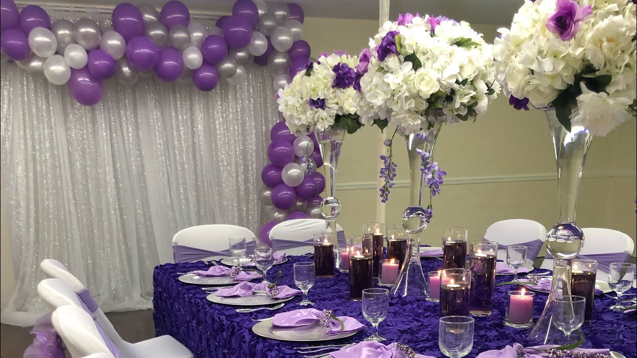 HOW TO DECORATE A MOCK SET-UP FOR A GLAM WEDDING OR EVENT - YouTube