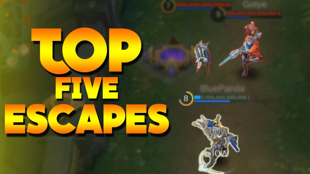 Mobile Legends TOP 5 ESCAPES - YouTube