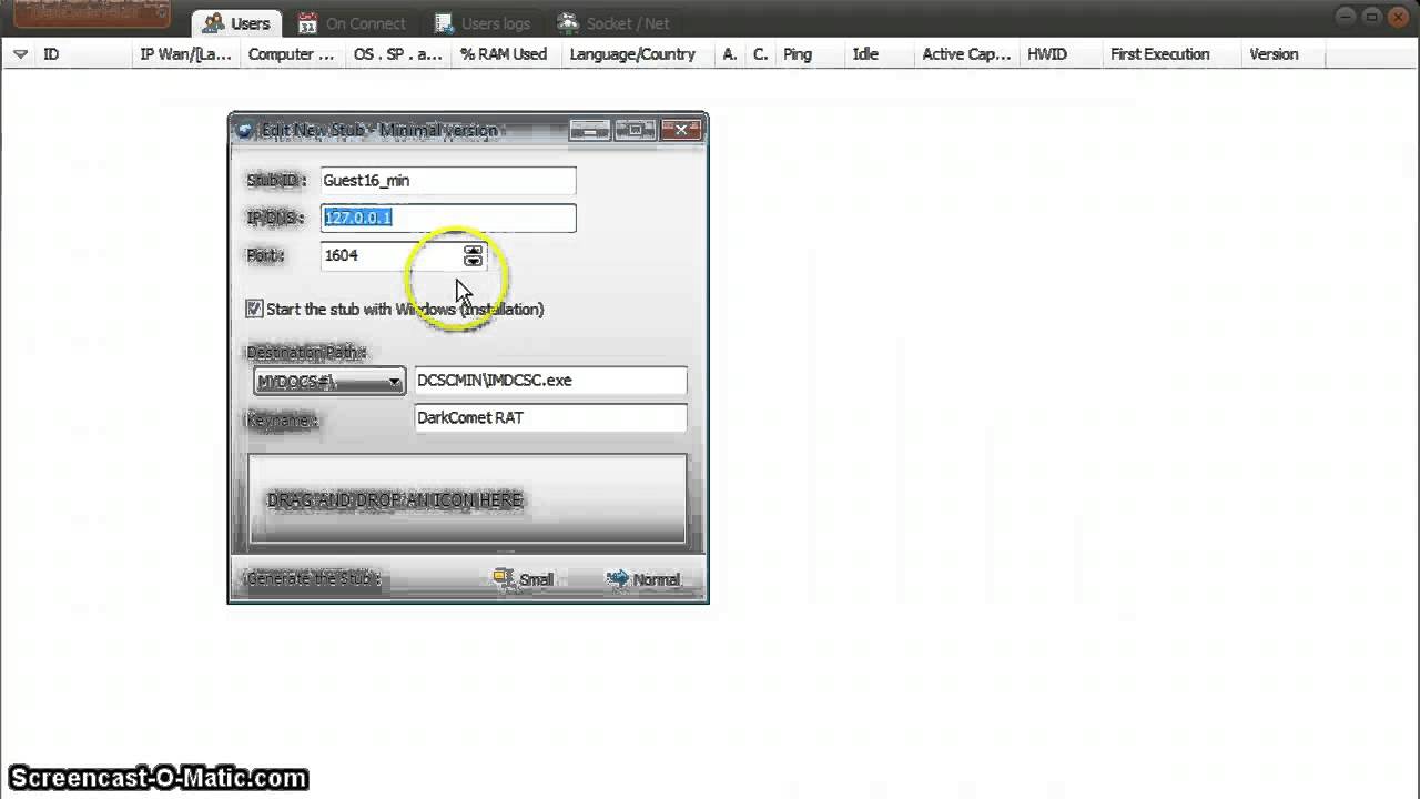 [TUTORIAL] DarkComet 5.3.1 RAT Trojan HD Part 2 - YouTube